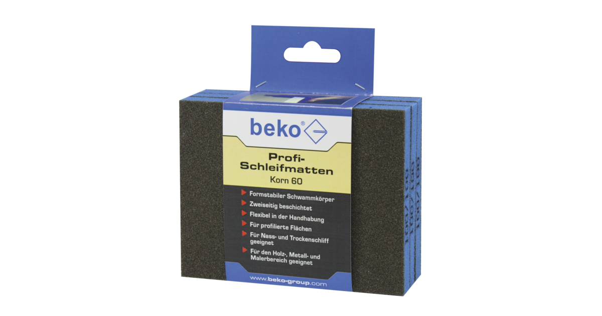 Professional sanding mat, set of 3, grain 60